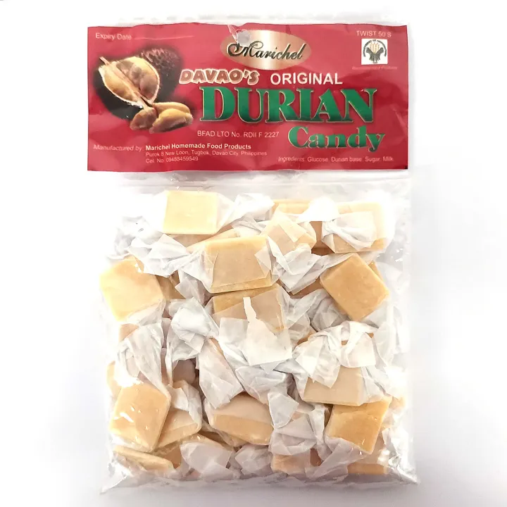 Pasalubong Durian or Mangosteen Candy Traditional and Native Delicacy ...