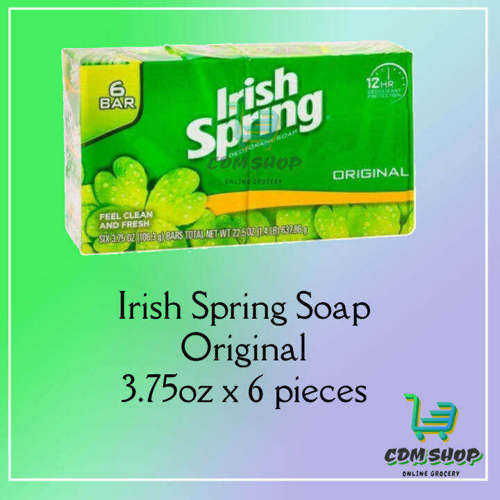 Irish Spring Soap Original 3.75oz x 6pcs | Lazada PH