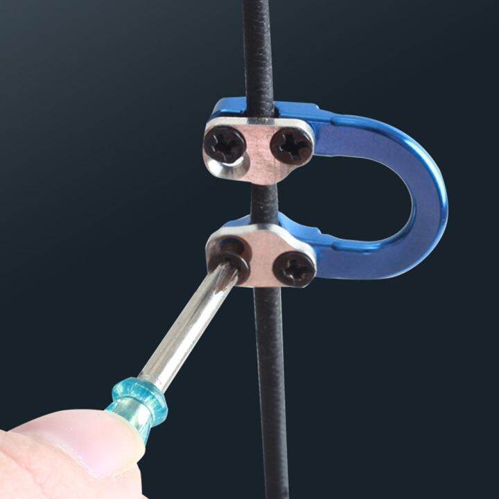 Metal D Loop Compound Bow Release D Ring Archery Bowstring Arrow Nock ...