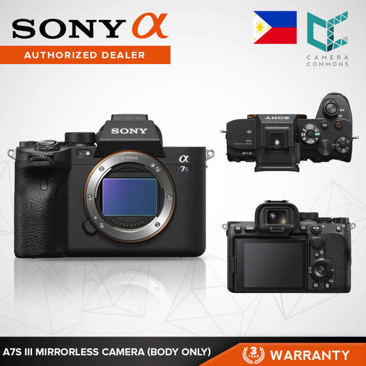 Sony ILCE-7S III A7SIII Alpha Compact Full-Frame Mirrorless Camera Body Only | Lazada PH