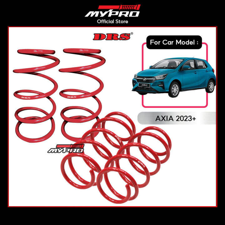 DRS XP SERIES LOWERD SPORT SPRING PERODUA AXIA 2023++ | Lazada