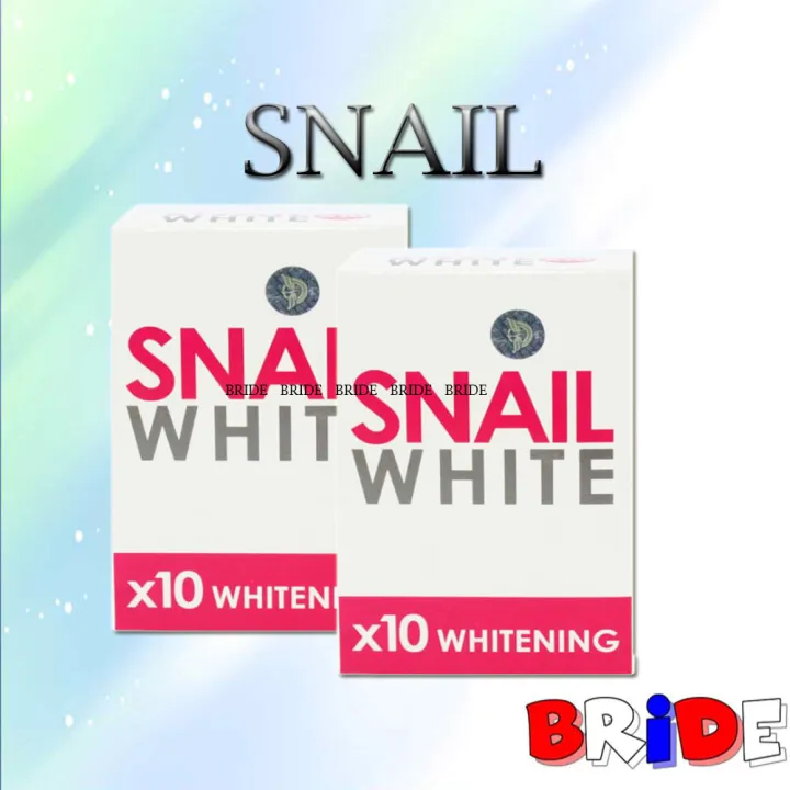 ( Set Of 2 ) SNAIL WHITE X10 WHITENING SOAP 70grams | Lazada PH