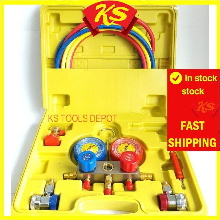 R-134A Manifold Gauge Kit | Lazada