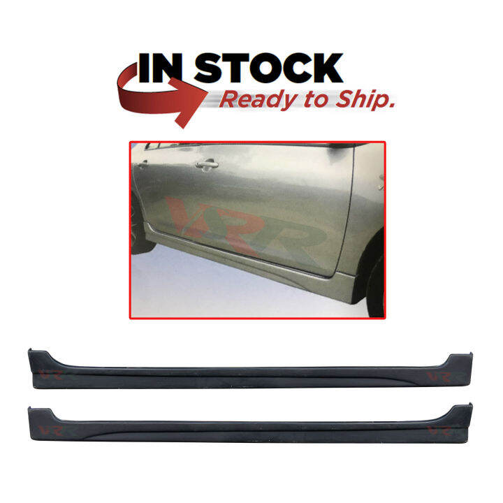 Toyota Vios Second Generation (2008) TOM Style Side Skirt Door Under ...