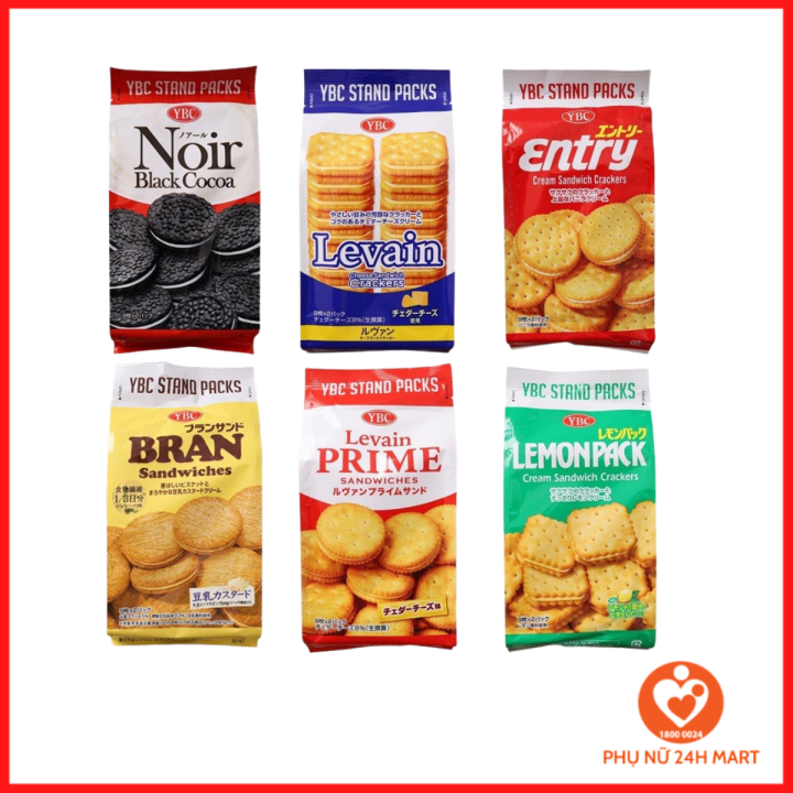 Bánh quy YBC Levain Nhật Bản ngọt cho bé 1 tuổi trở lên T6/2024 | Lazada.vn