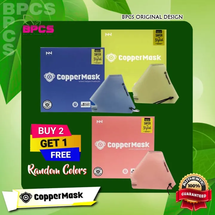 Copper Mask 2.0 With Enclosed Filters and Validation Card For ...