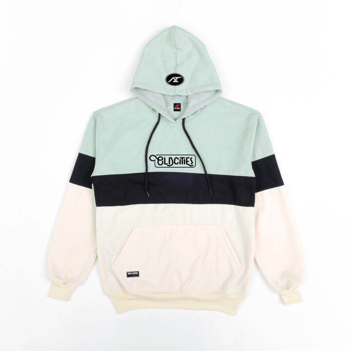 Hoodie Kombinasi 3 Warna Pria Wanita Sweater Hudi Aplikasi Varian Tri ...