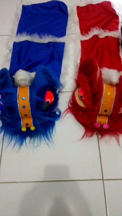 MAINAN BARONGSAI MATA BISA NYALA KEDAP KEDIP | Lazada Indonesia