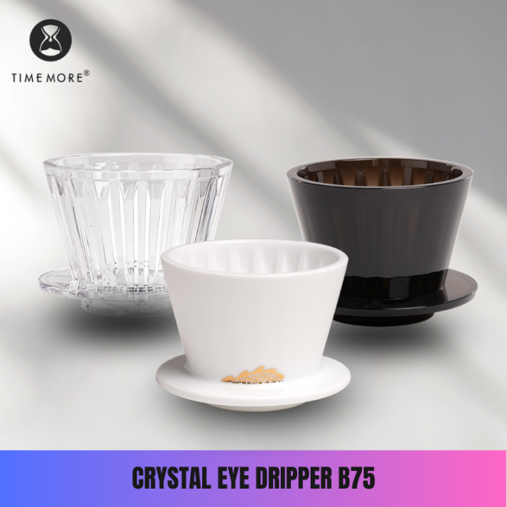 TIMEMORE Crystal Eye B75 Dripper Cake Shape Coffee Dripper | Lazada