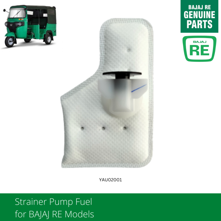 1PC Bajaj RE Fuel Filter (YAU02001) Strainer Pump Fuel for BAJAJ ...