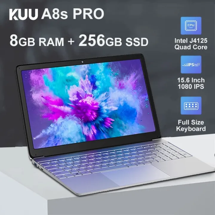 [รับประกัน 1 ปี] [ของขวัญฟรี] KUU A8S PRO โฮมออฟฟิศแล็ปท็อป 8G DDR4 RAM ...
