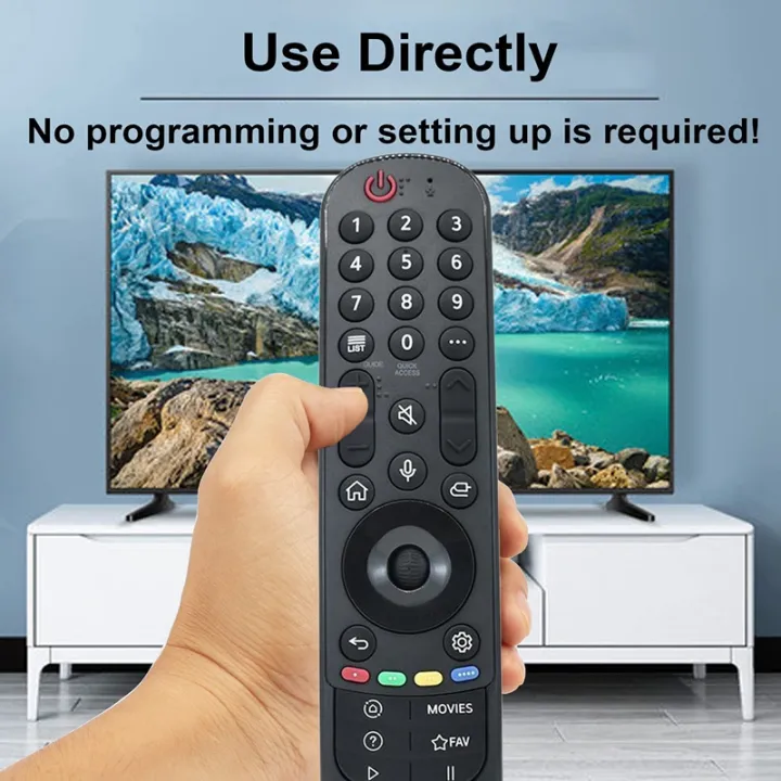 MR21GA Infrared TV Remote Control for LG AN-MR21GA Smart TV Remote Control Replacement(Without ...