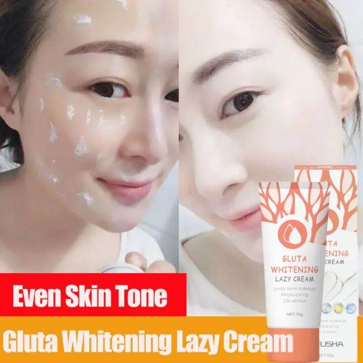 LIFUSHA Gluta Whitening Lazy Cream 30g Day Cream Niacinamide Whitening ...