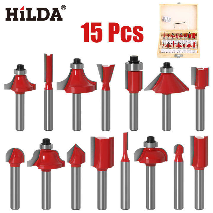 Hilda 15pc Mata Router set - Mata Profil - Mata Trimmer Set - Mata ...