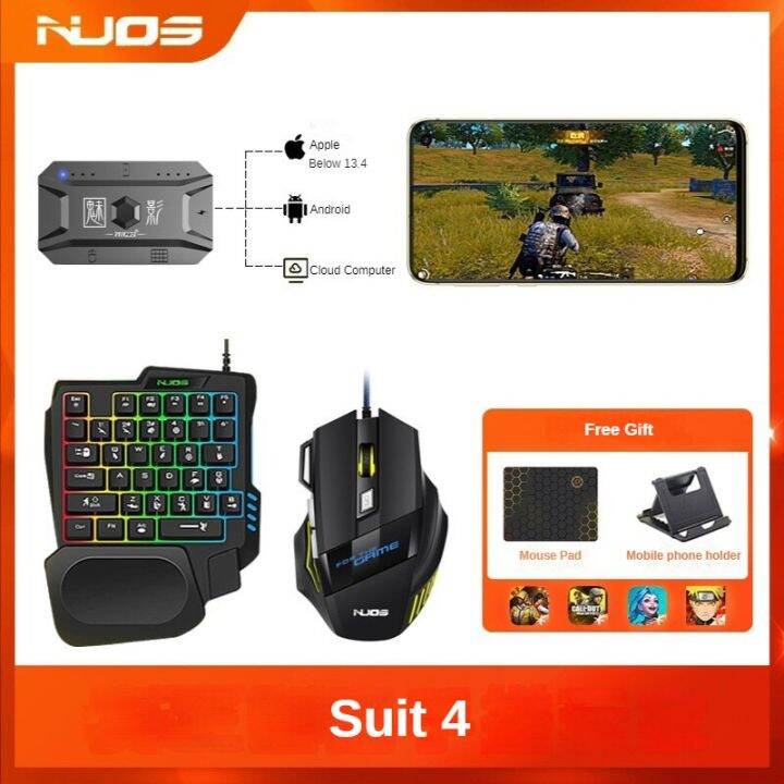 M1 Pro Mobile Controller Gaming Keyboard Mouse Converter BT V5.0 ...