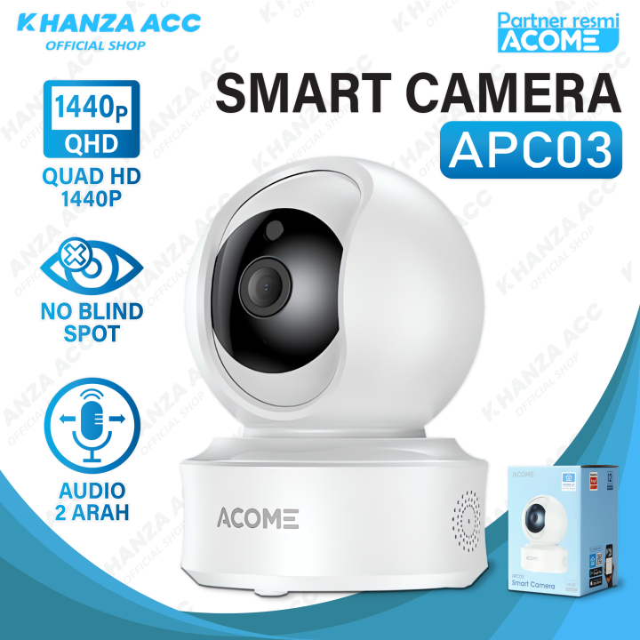 ACOME APC03 Smart CCTV IP Camera Indoor QHD 1440P | Lazada Indonesia