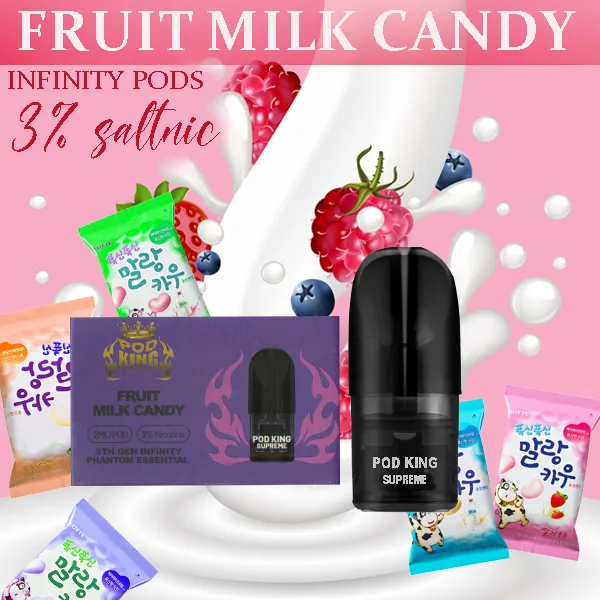 LEGIT POD KING SUPREME REL.X 5TH GEN INFINITY PHANTOM (FRUIT MILK CANDY ...