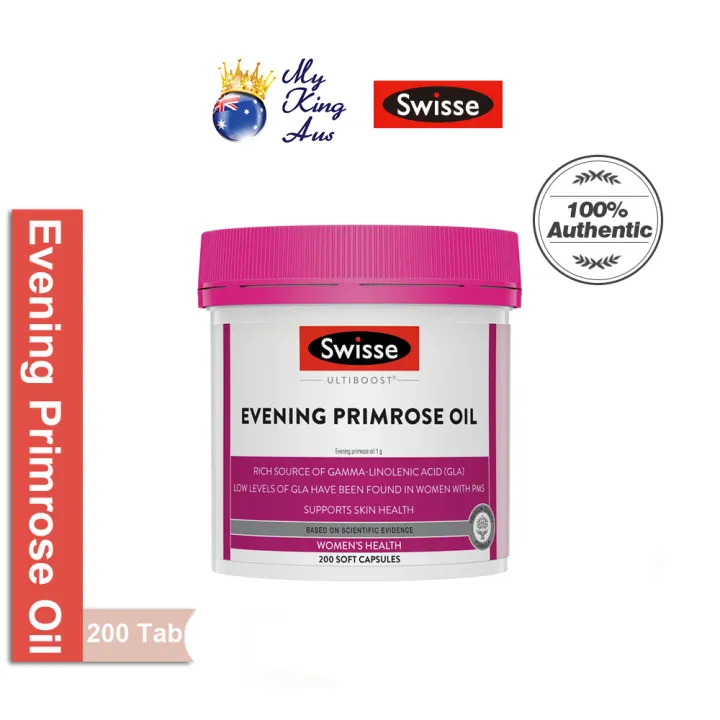 Swisse Ultiboost Evening Primrose Oil 200 Cap (EXP:12 2024) Supports ...