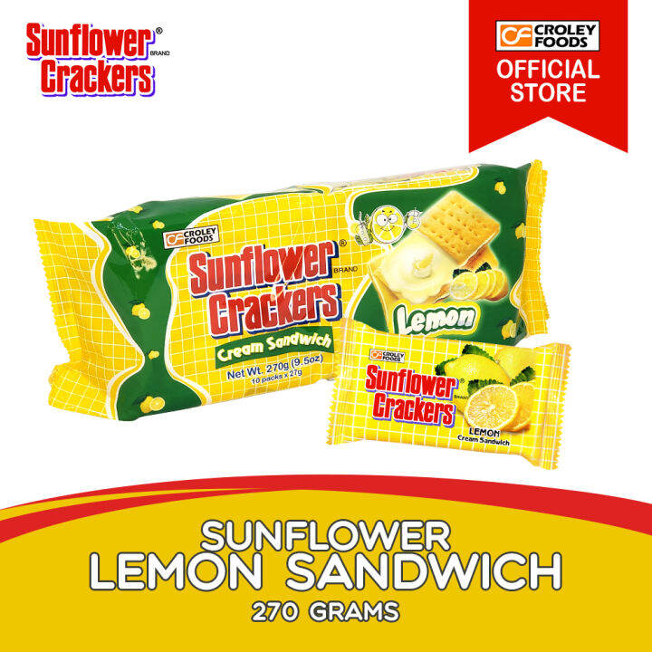 Sunflower Crackers Lemon (27g x 10) | Lazada PH