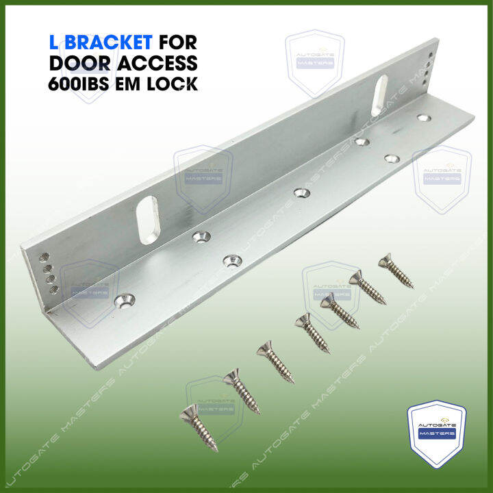 L BRACKET FOR DOOR ACCESS 600lbs EM LOCK | Lazada