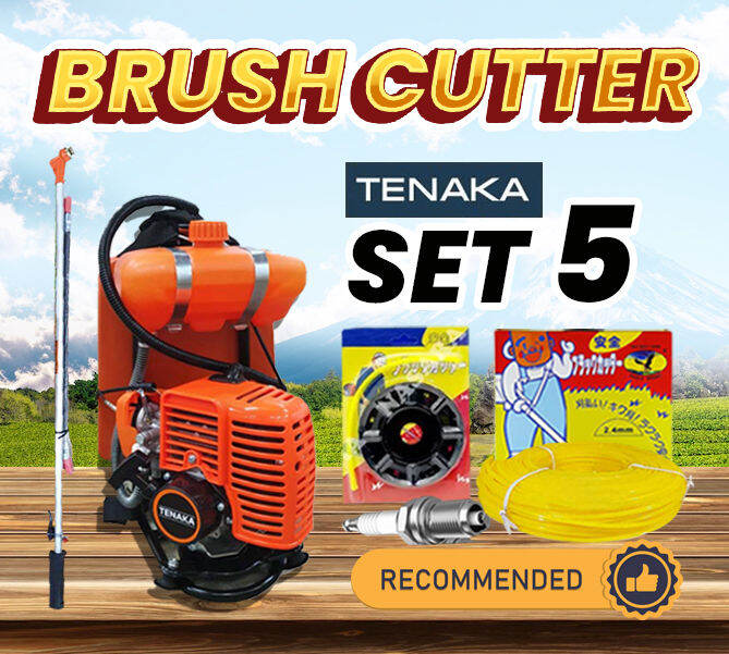 Tenaka / Okazawa BG328F Stroke Gasoline Backpack Brush Cutter Grass ...