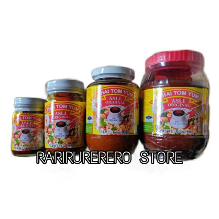 [Cap Asli] Pes Pati Tomyam Thailand dijamin HALAL Thai Tomyam Paste ...
