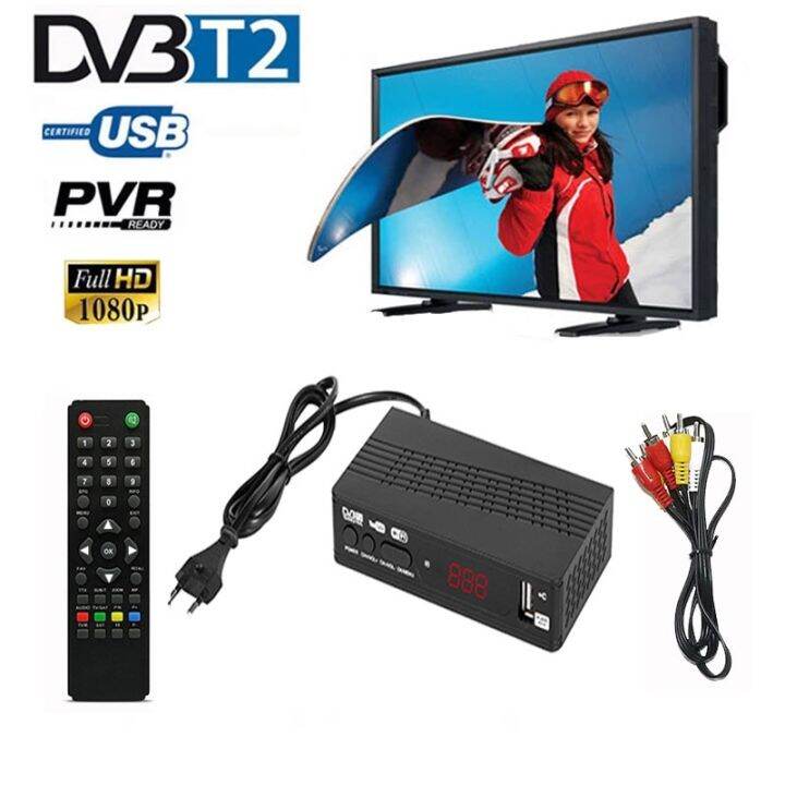 HD 1080P DVB-T2 Tuner Receiver Satellite Decoder TV Box TV Tuner DVB T2 ...