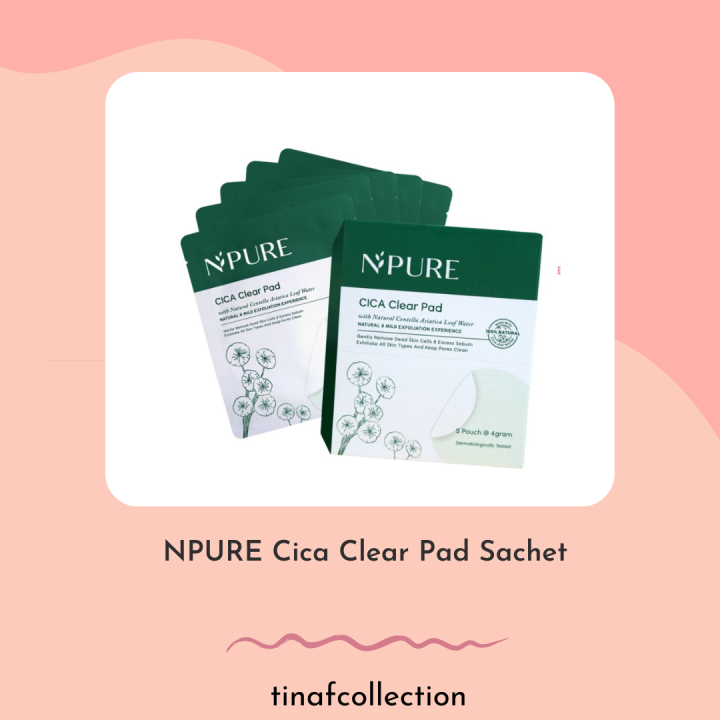 NPURE Cica Clear Pad Sachet | Lazada Indonesia