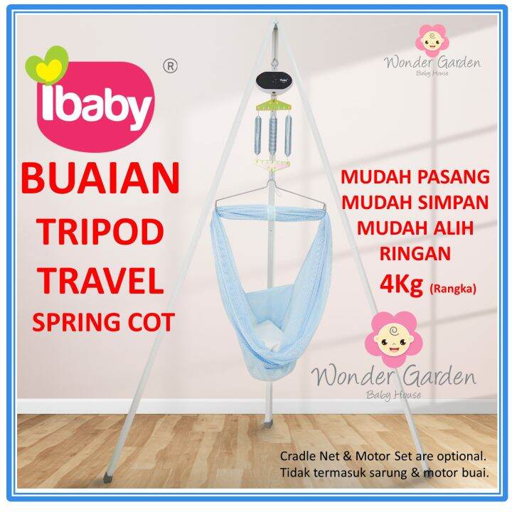 I Baby Spring Cot With Max Load 18Kg (Rangka Buaian Bayi | Tripod Type ...