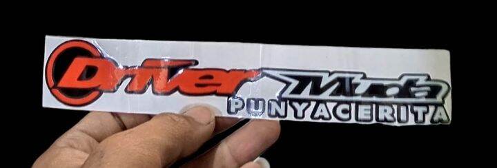 stiker cutting driver muda | Lazada Indonesia