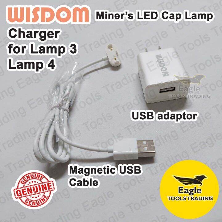 Wisdom Genuine Charger for cordless Lamp 3 cordless Lamp 4 | Lazada PH