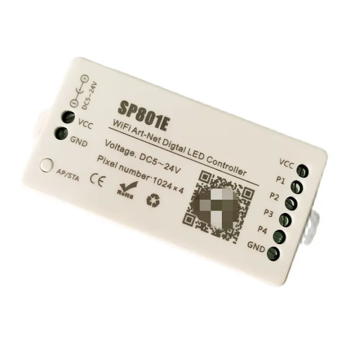 SP801E Wifi Art-Net Magic LED Controller LED Matrix Panel Module ...