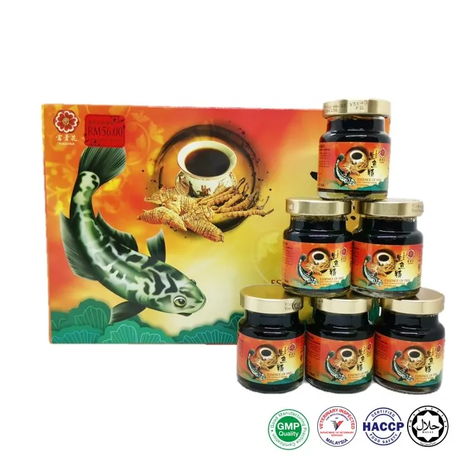 Fu Kui Hua Essence of Fish with Ginseng & Cordyceps (6 bottles) 生鱼精 ...