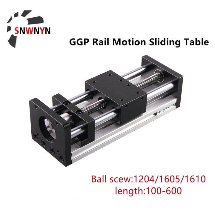 GGP Rail Motion Slide Table SFU1204/1605/1610 Ball Screw Sliding Table ...