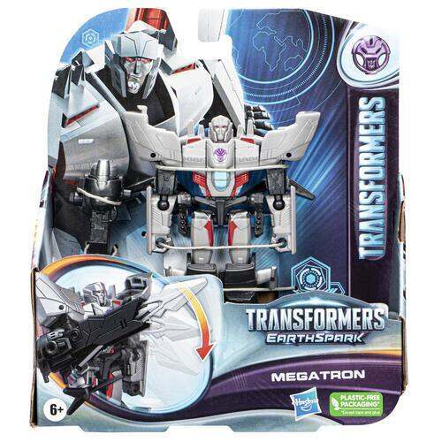 Toys R Us Transformers Animated Earthspark Warrior Megatron Figure ...