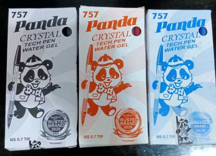Panda ballpen (25 pcs/1 box) black ,blue ,red | Lazada PH