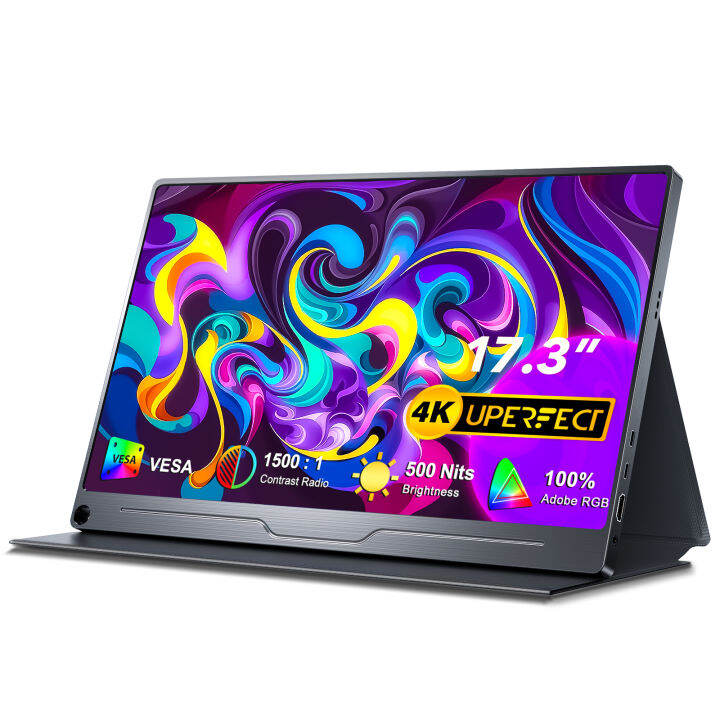 UPERFECT 17.3 inch monitor gaming 4K monitor 3840*2160 LCD ips game ...