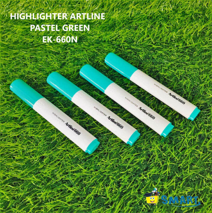 ARTLINE HIGHLIGHTER PASTEL GREEN EK-660 | Lazada Indonesia