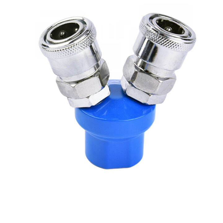 Air Compressor Manifold 2 Way 3 way Quick Connect Multi Hose Coupler Fitting Coupling | Lazada.co.th