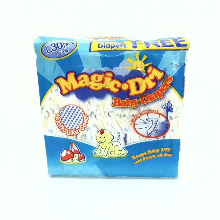 Magic-Dri Baby Diaper Large 30's | Lazada PH