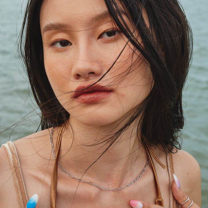 Vic Chain Link Necklace (White Gold) | Lazada.co.th