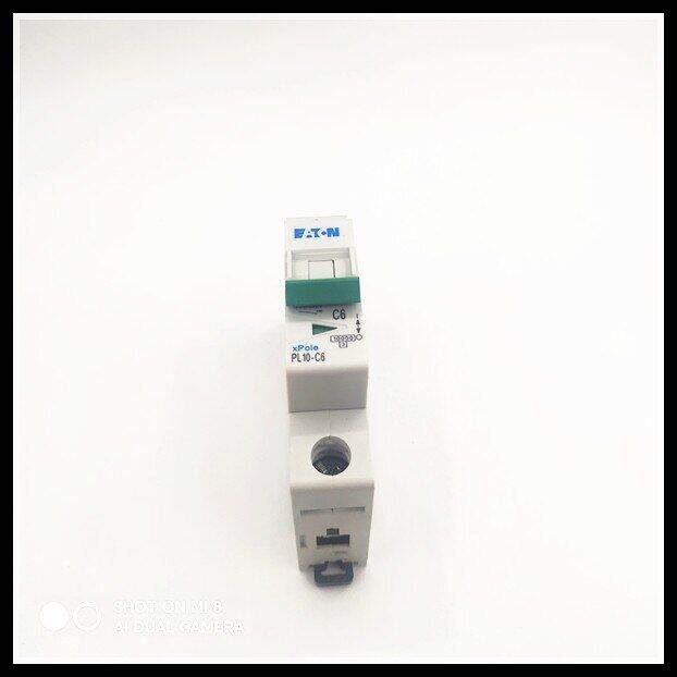 New original EATON 10KA miniature Circuit breaker PL10-C6 1P 6A switch ...