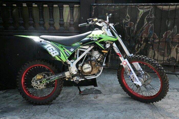 stiker decal klx gordon hijau hitam desain suka suka | Lazada Indonesia