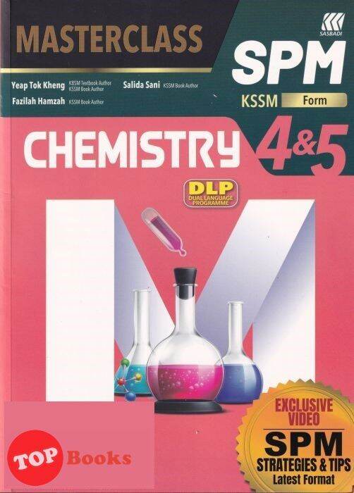 [topbooks Sasbadi] Masterclass Spm Chemistry Dlp Form 4 And 5 Kssm 2023