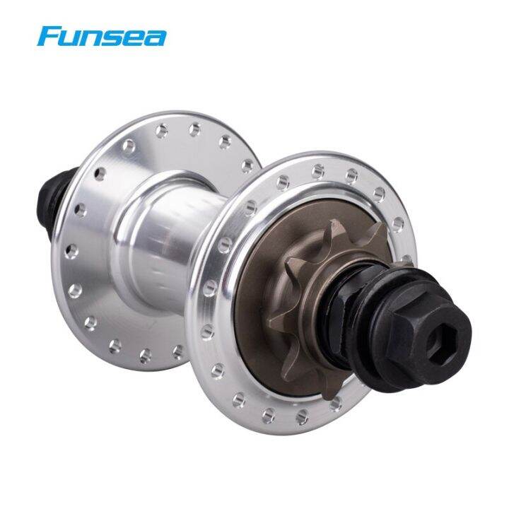 Hub Bmx 36 Holes Bearing Anodized Black Polished Raw Rear Magic Flute ...