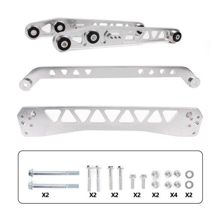 RASTP-BW Rear Lower Control Arms LCA Set With Rear Subframe Brace With ...