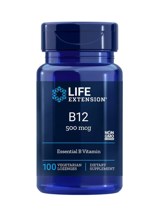 Life Extension B12 Methylcobalamin 500 mcg 100 Lozenges | Lazada.co.th