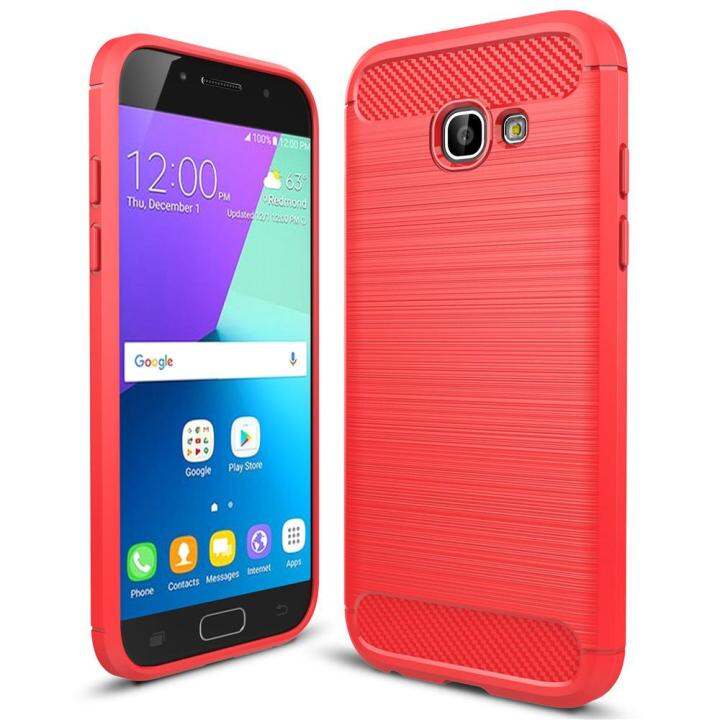 For Samsung Galaxy A5 2017 A520 Case, Ultimate Protection Shock Absorption Cover and Carbon ...