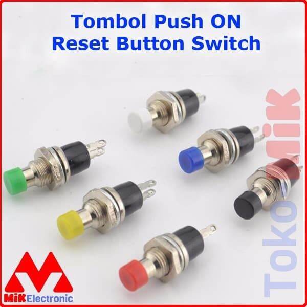 SAKLAR TOMBOL PUSH ON PUSH RESET SWITCH DIAMETER 7MM | Lazada Indonesia