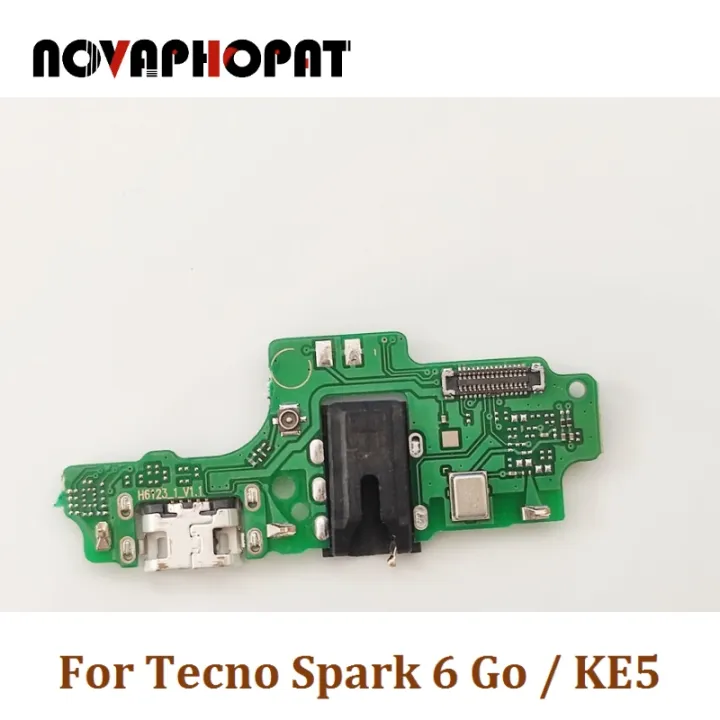 Novaphopat สำหรับ Tecno Spark 6 Go KE5 USB Dock ชาร์จพอร์ต Charger ...